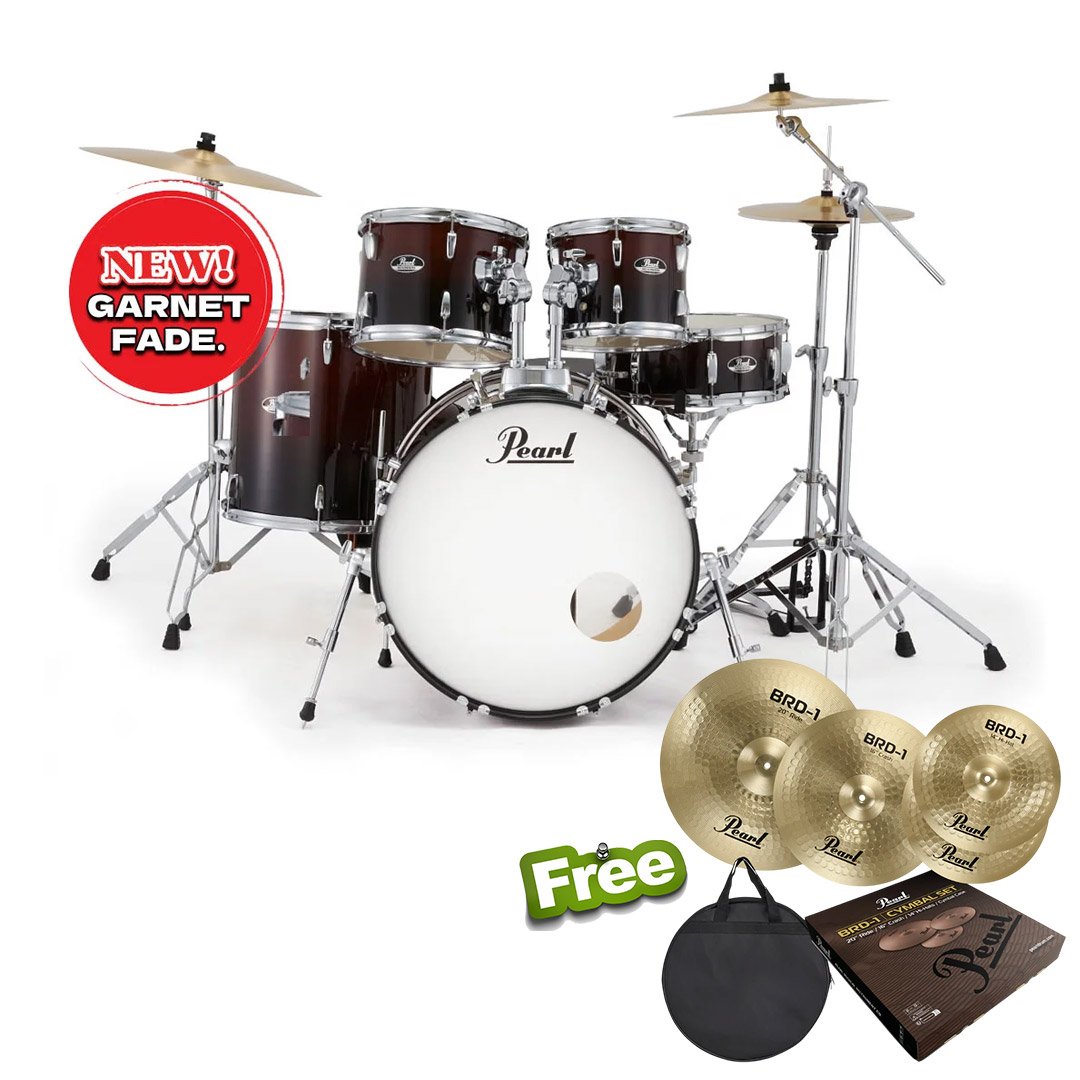 Jual Pearl Roadshow RS525SB/C 5-Piece Drum Set + Cymbals ...
